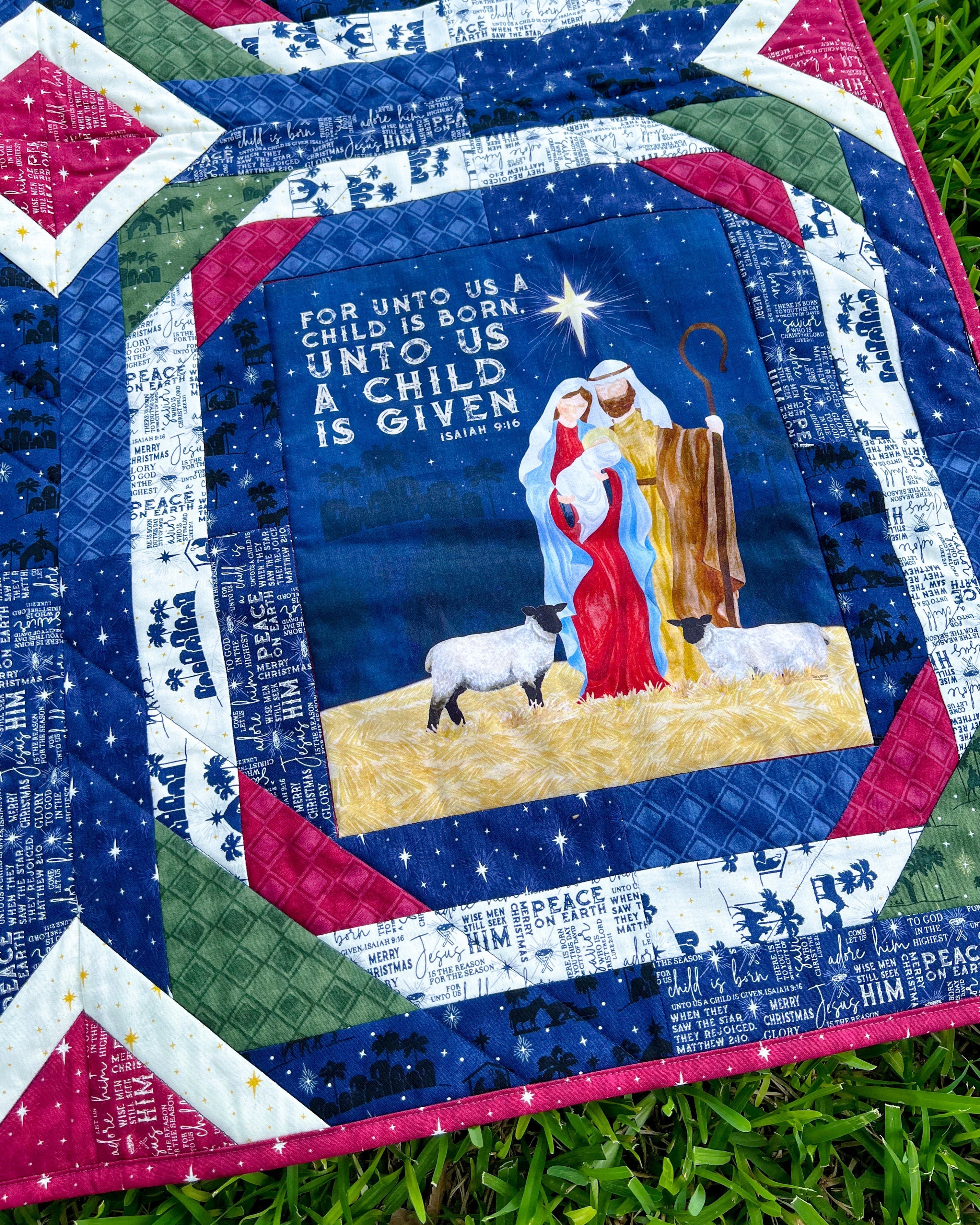 Create a Stunning Panel Quilt... featuring Come Let Us Adore Him ...